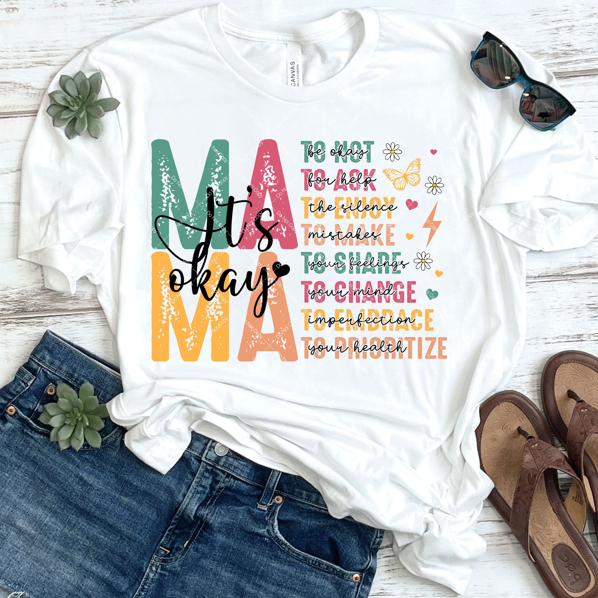 It's OK Mama DTF Transfer – Sunny Daze Transfers