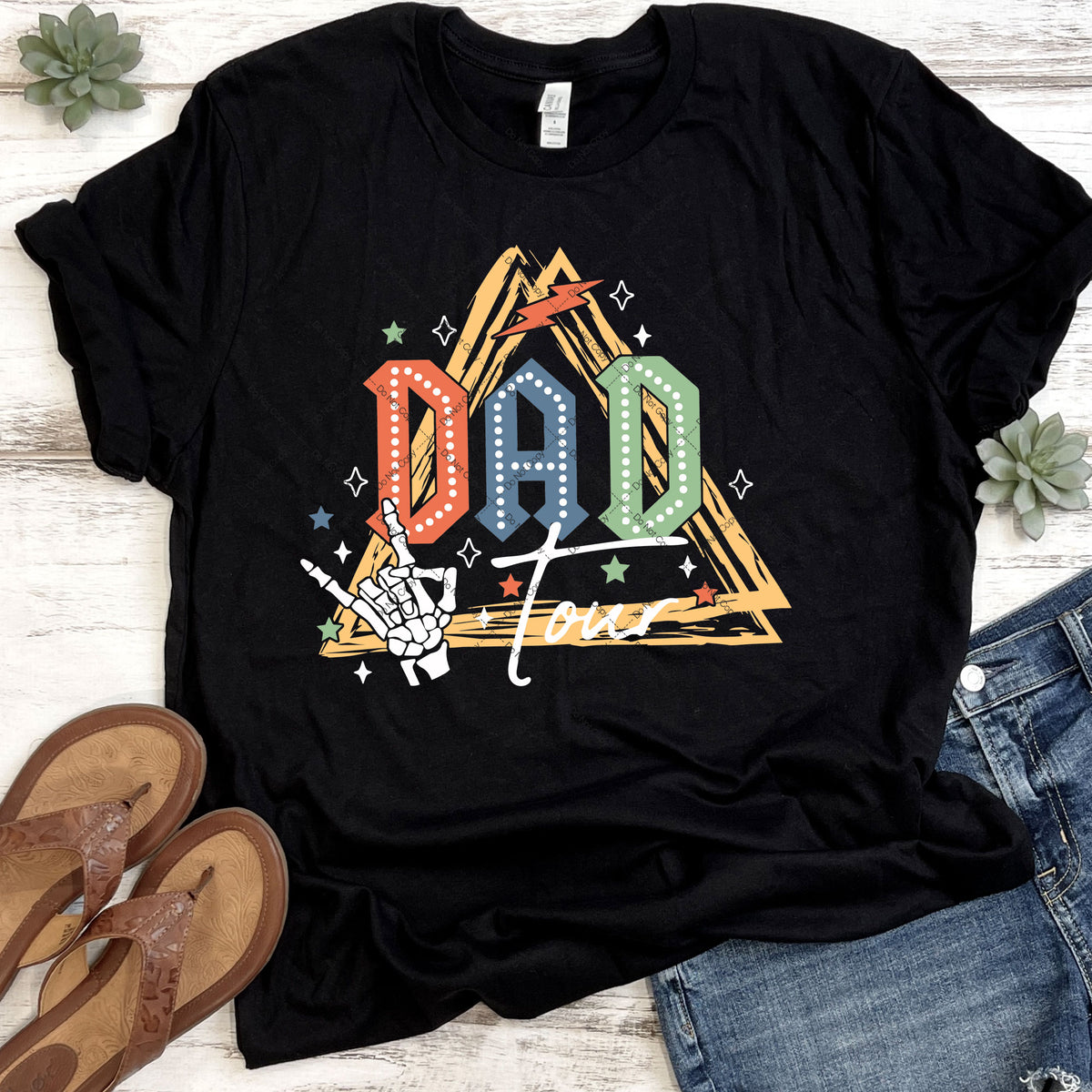 Dad Tour DTF Transfer — Sunny Daze Transfers