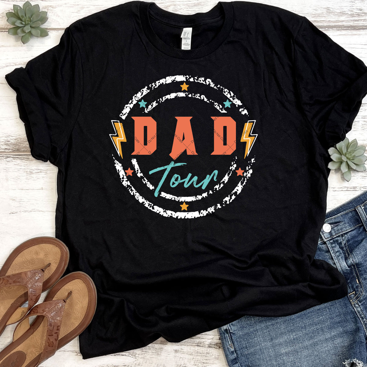 Dad Tour DTF Transfer — Sunny Daze Transfers