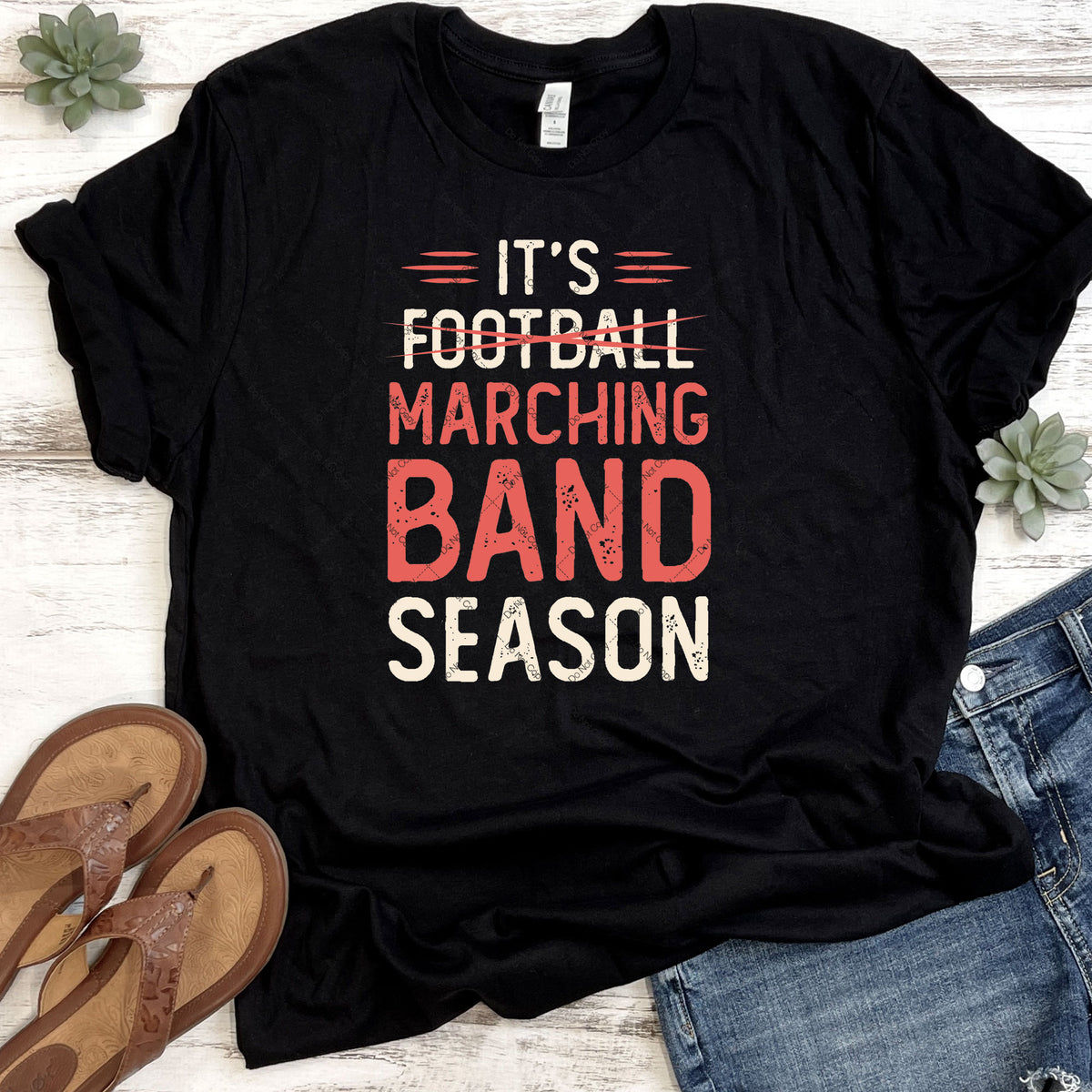 It's Football Marching Band Season DTF Transfer — Sunny Daze Transfers