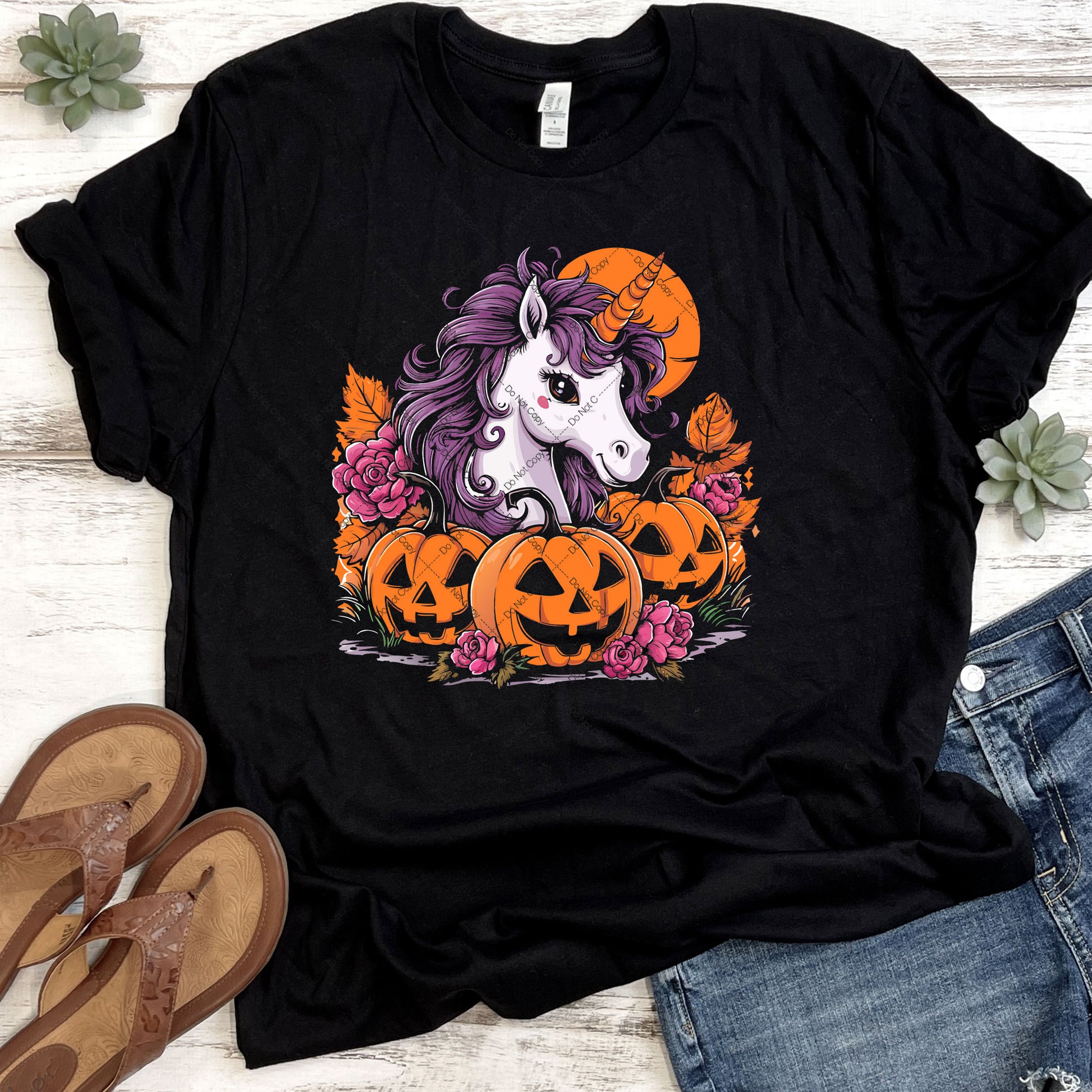 Halloween Unicorn DTF Transfer – Sunny Daze Transfers