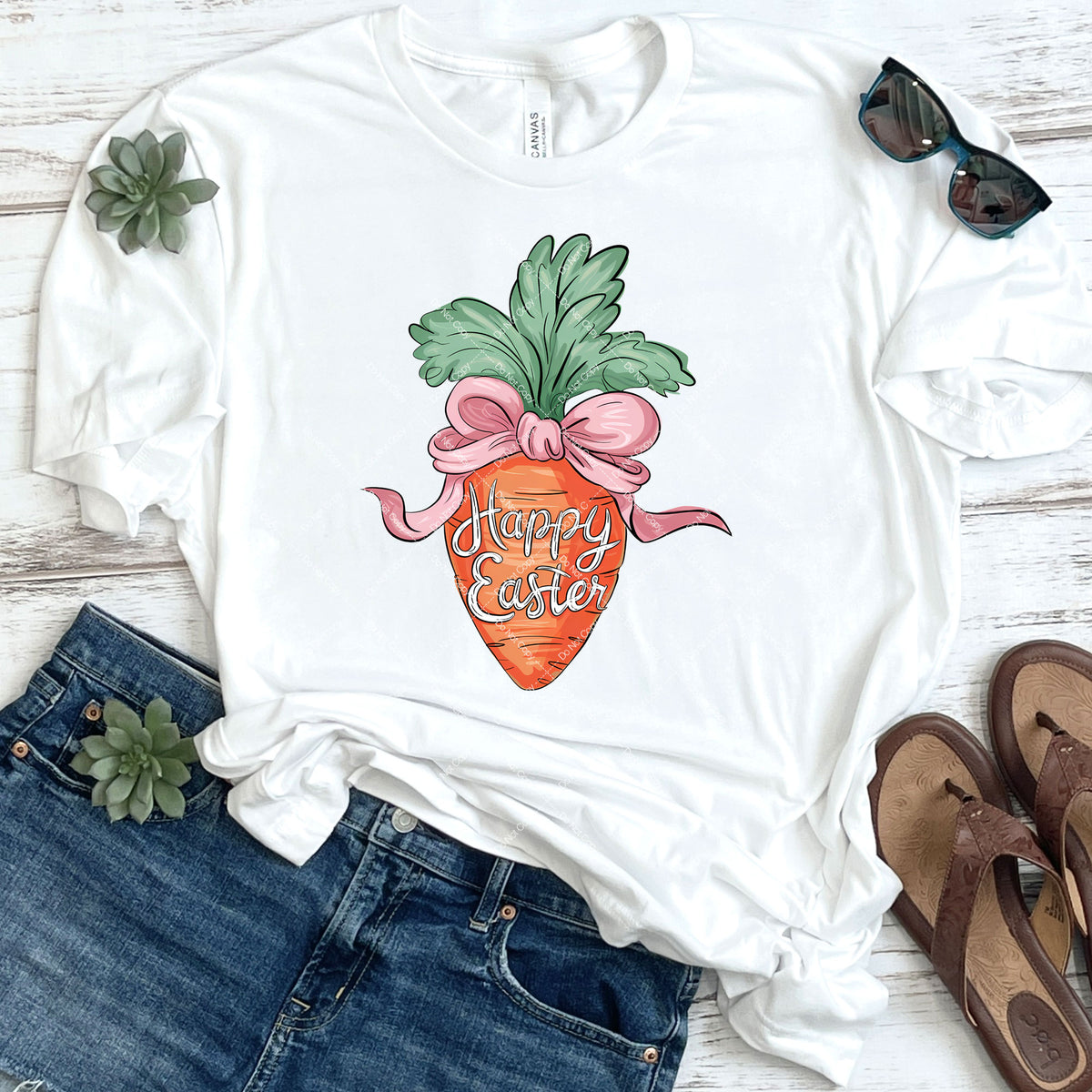 Happy Easter Carrot DTF Transfer — Sunny Daze Transfers