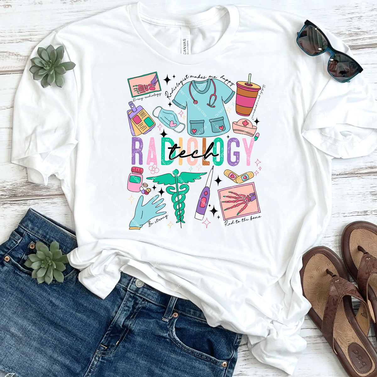 Radiology Tech DTF Transfer — Sunny Daze Transfers