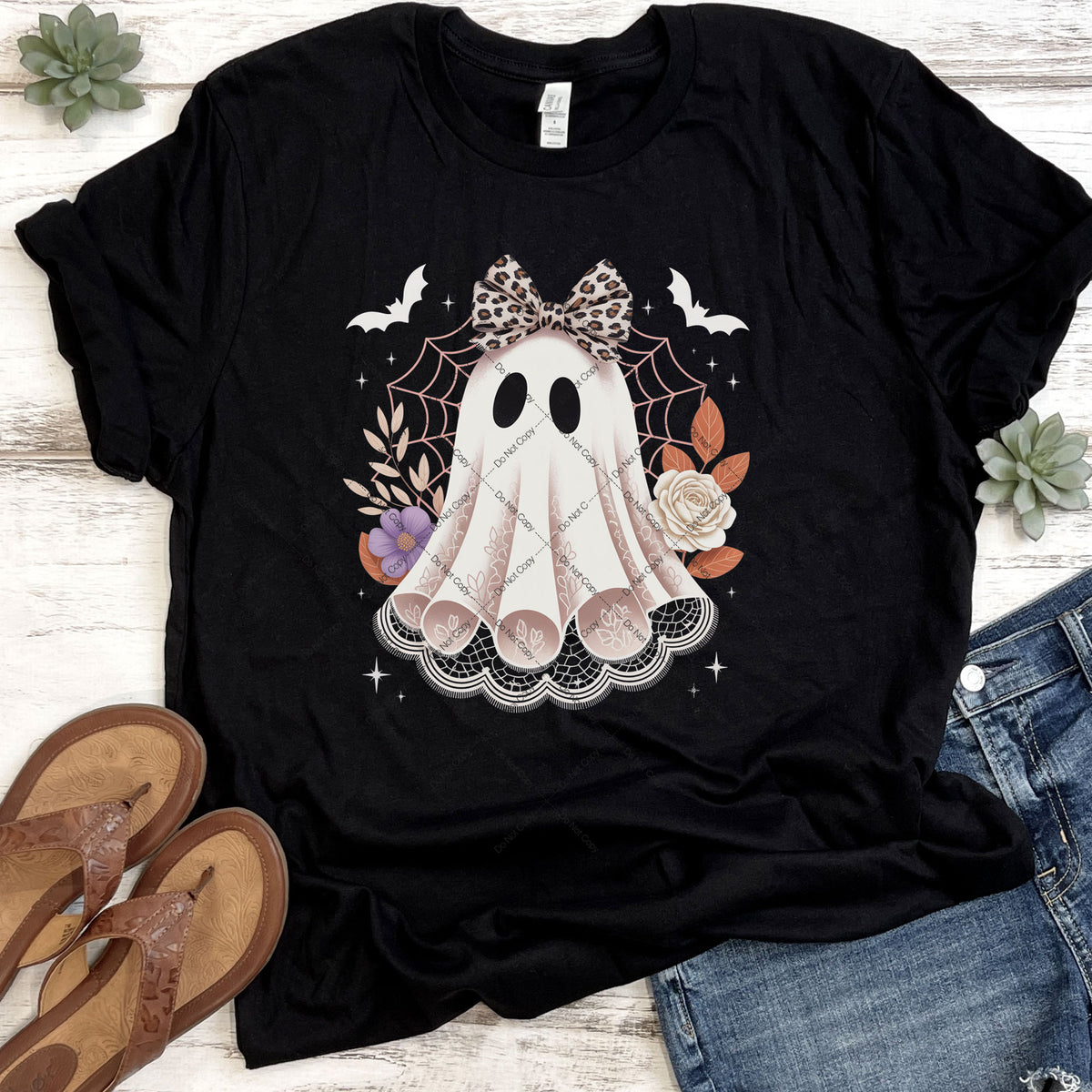 Cute Lacey Ghost DTF Transfer — Sunny Daze Transfers