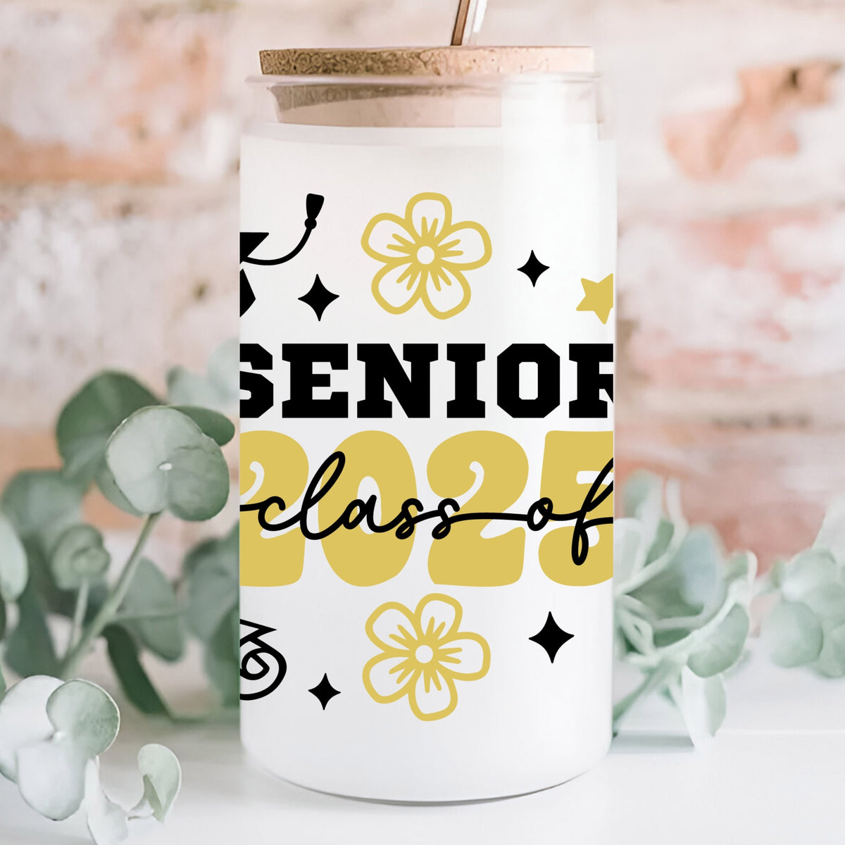 Senior 2025 UV DTF Can Wrap — Sunny Daze Transfers