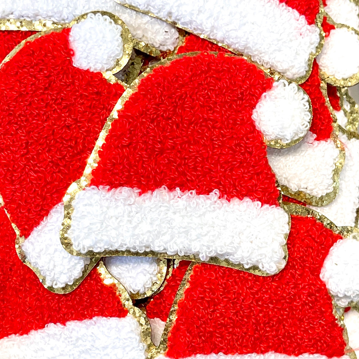 Santa Hat Chenille Patch — Sunny Daze Transfers