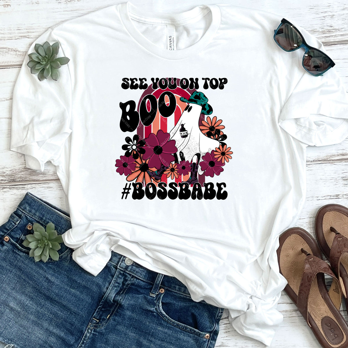 See You On Top Boo Boss Babe DTF — Sunny Daze Transfers