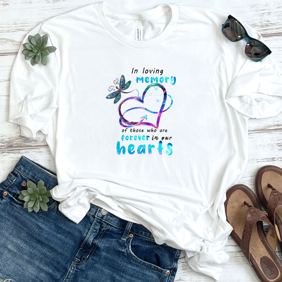 In Loving Memory (Black Font) DTF — Sunny Daze Transfers