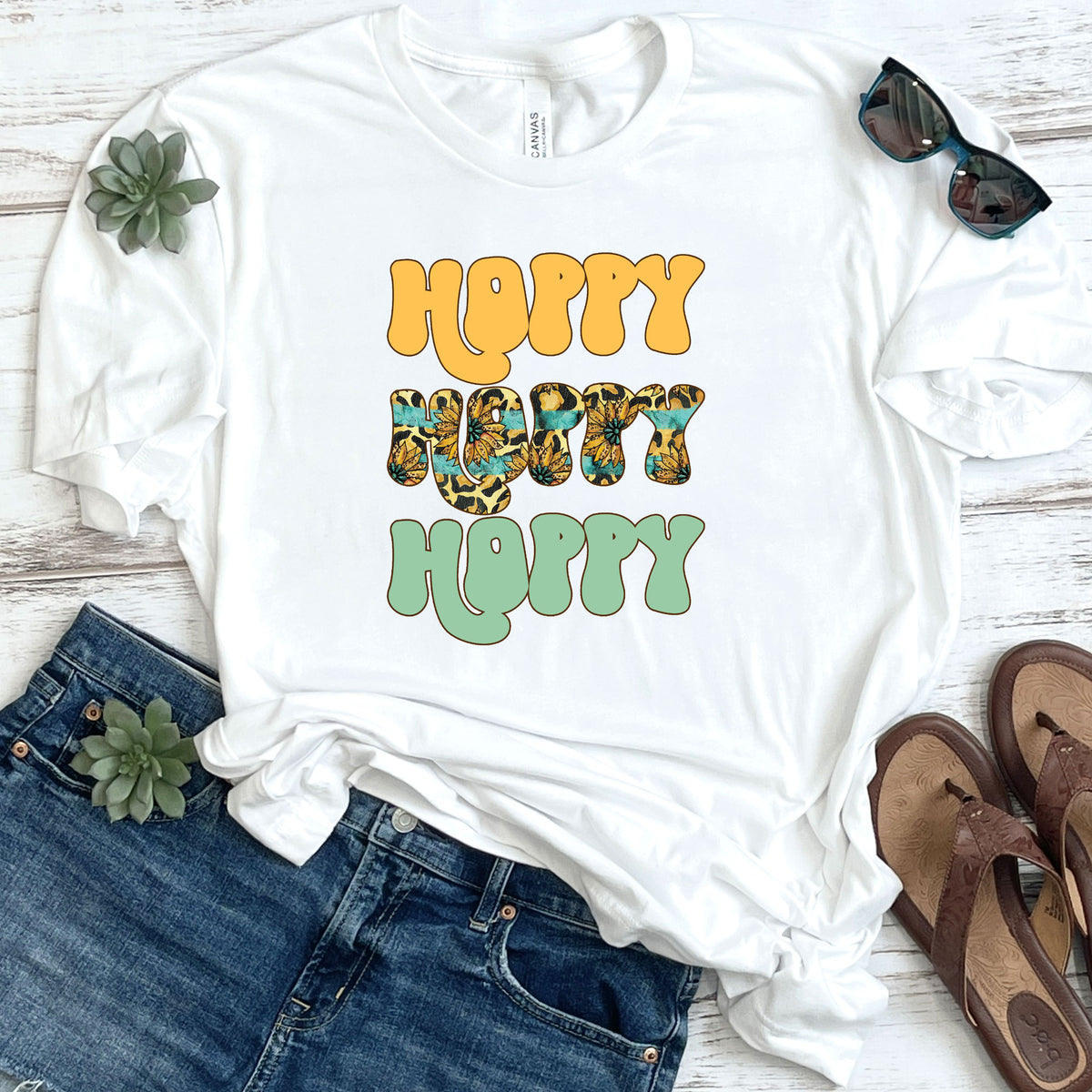 Hoppy Hoppy Hoppy DTF — Sunny Daze Transfers