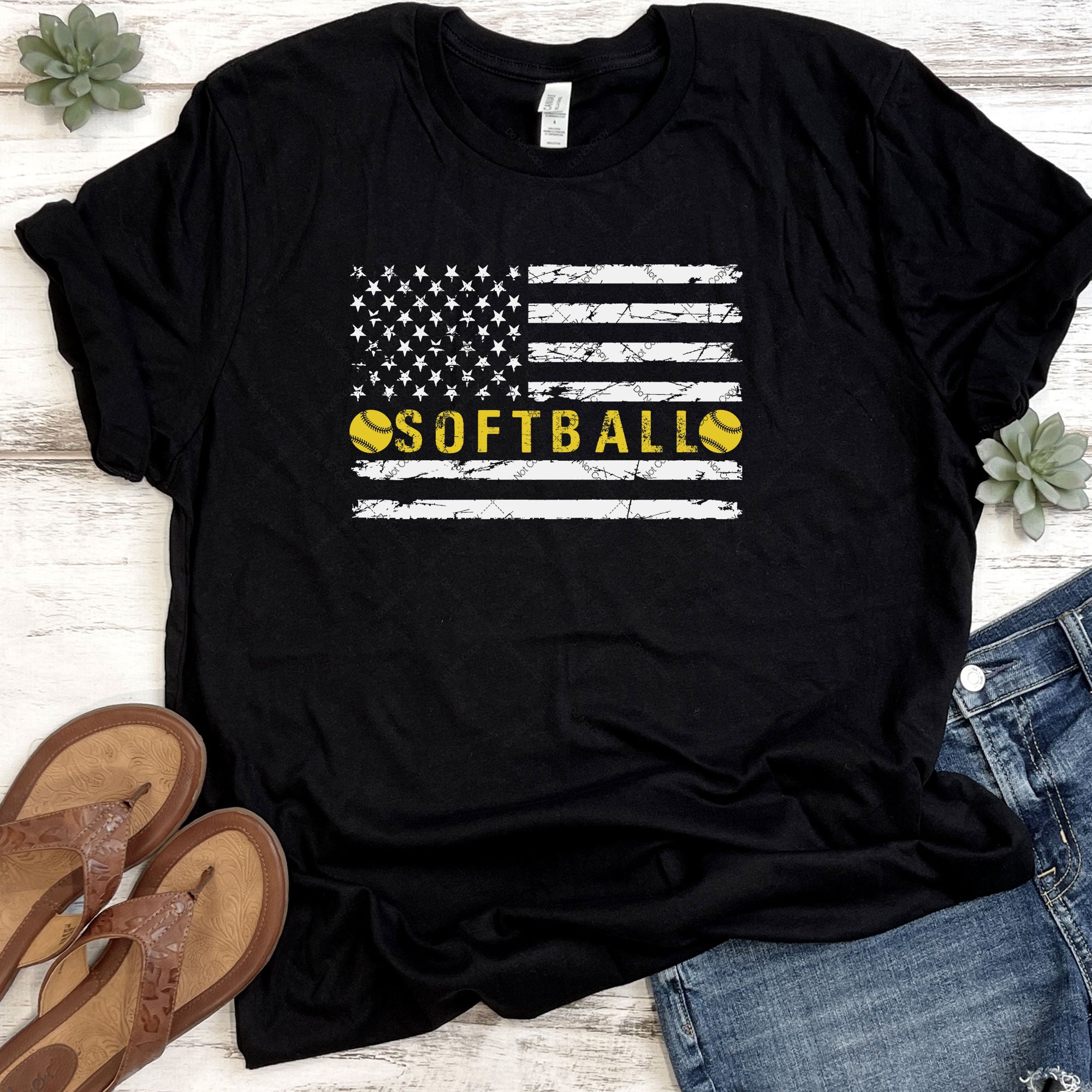 American Softball DTF – Sunny Daze Transfers