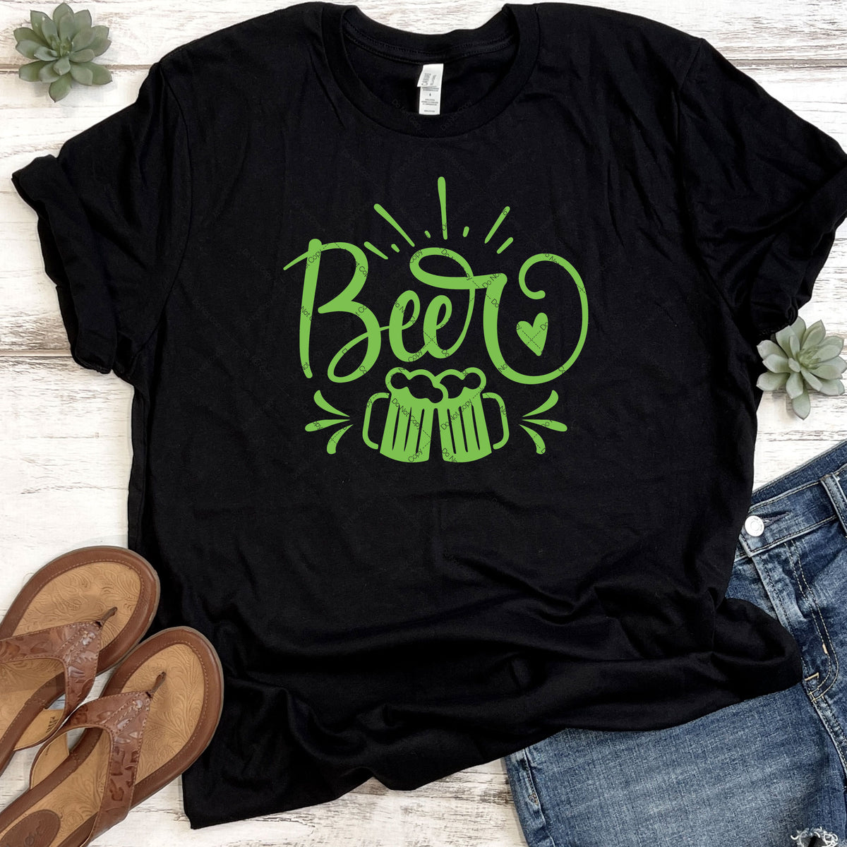 Green Beer DTF — Sunny Daze Transfers